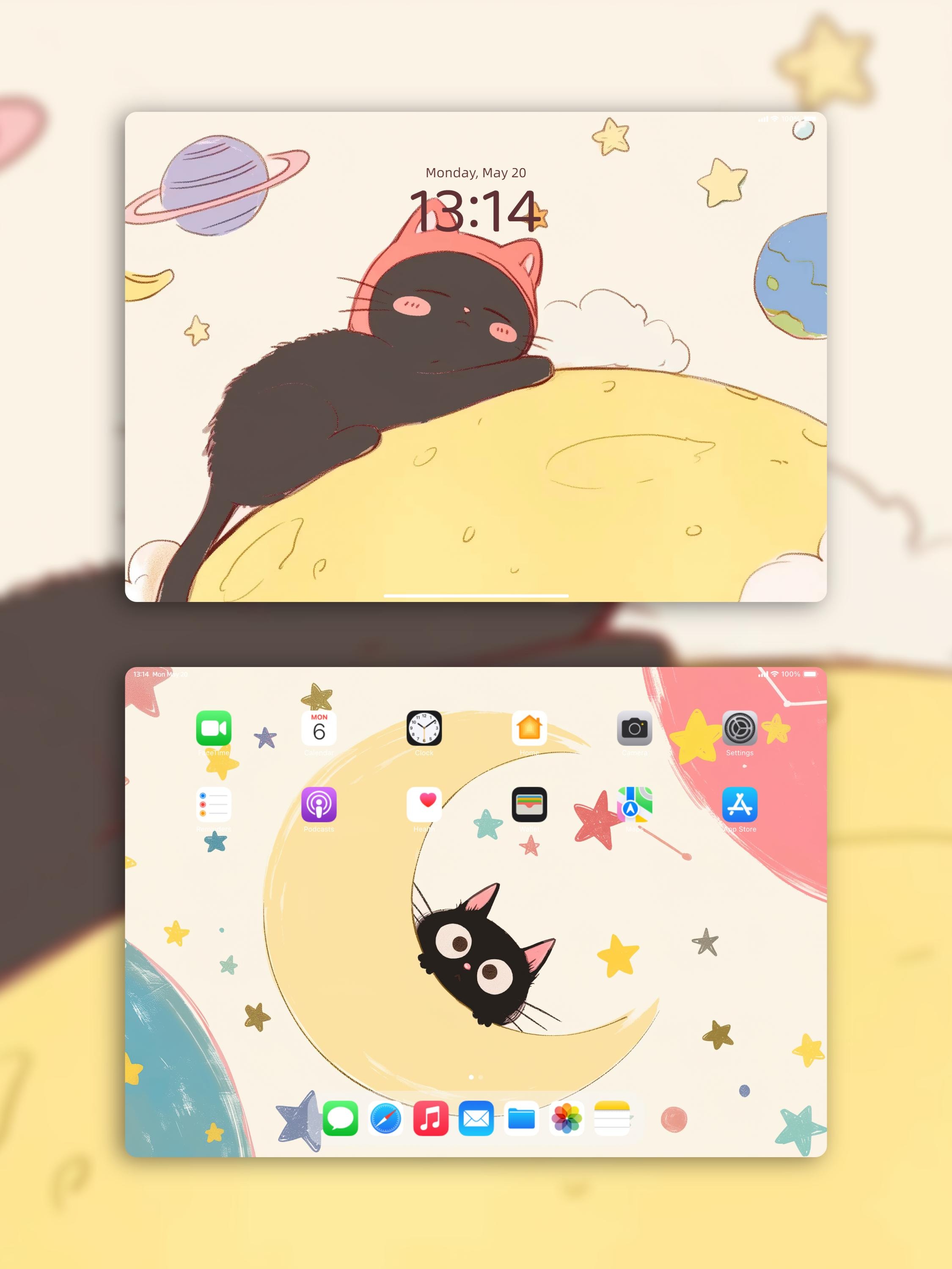 2 iPad Wallpaper Digital Download 4k Cute Wallpaper Ios Wallpaper Lock ...