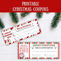 New! EDITABLE Christmas Voucher Coupon | for Experience Gift Giving ...