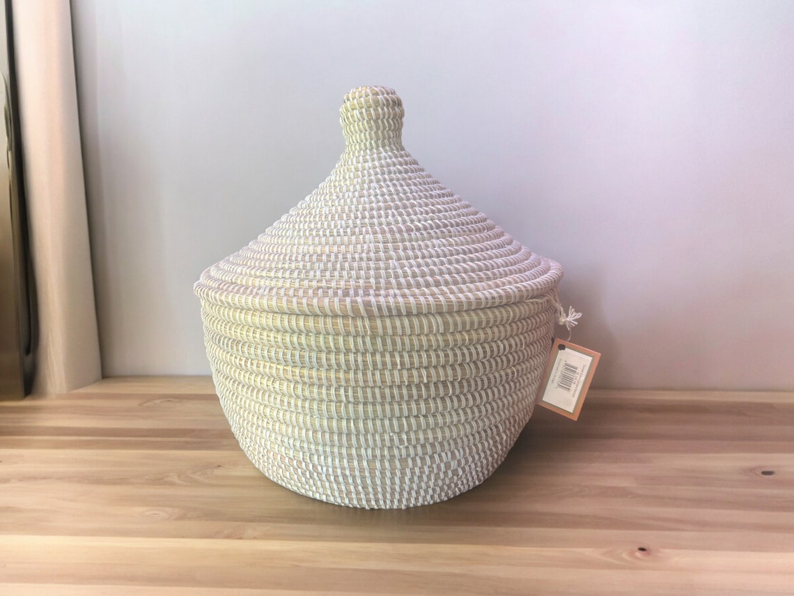 Fairtrade African Handmade Lidded Baskets - Etsy