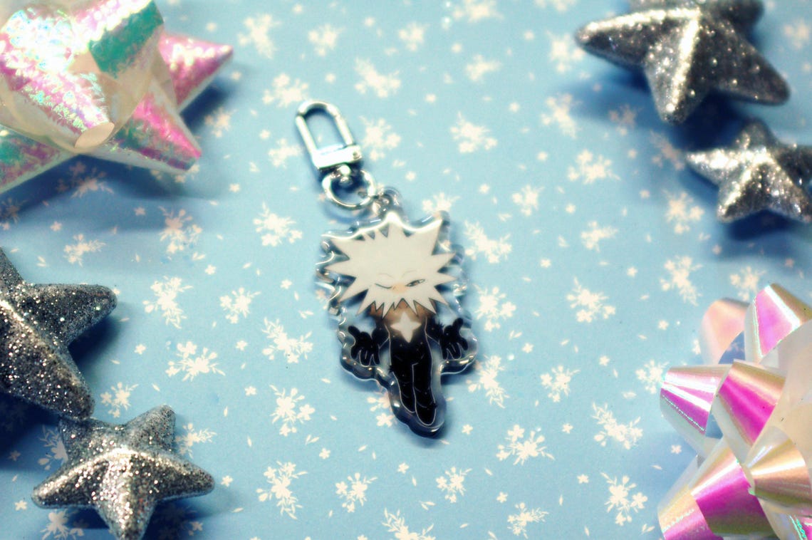 IN STARS & TIME 2.5" Siffrin and Loop Colorful Acrylic Charms - Etsy