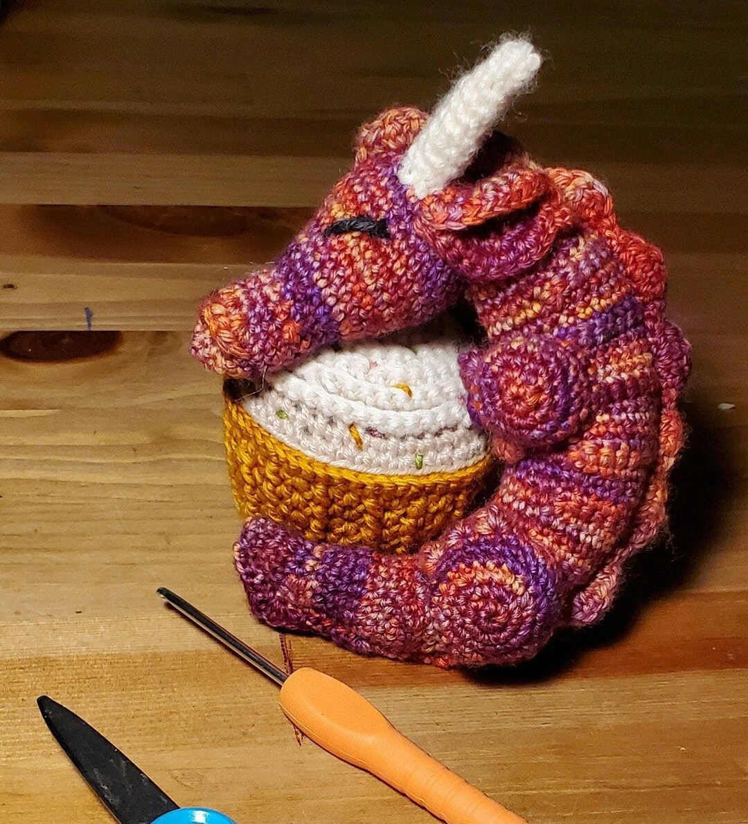 Snoozing Dragon - Etsy