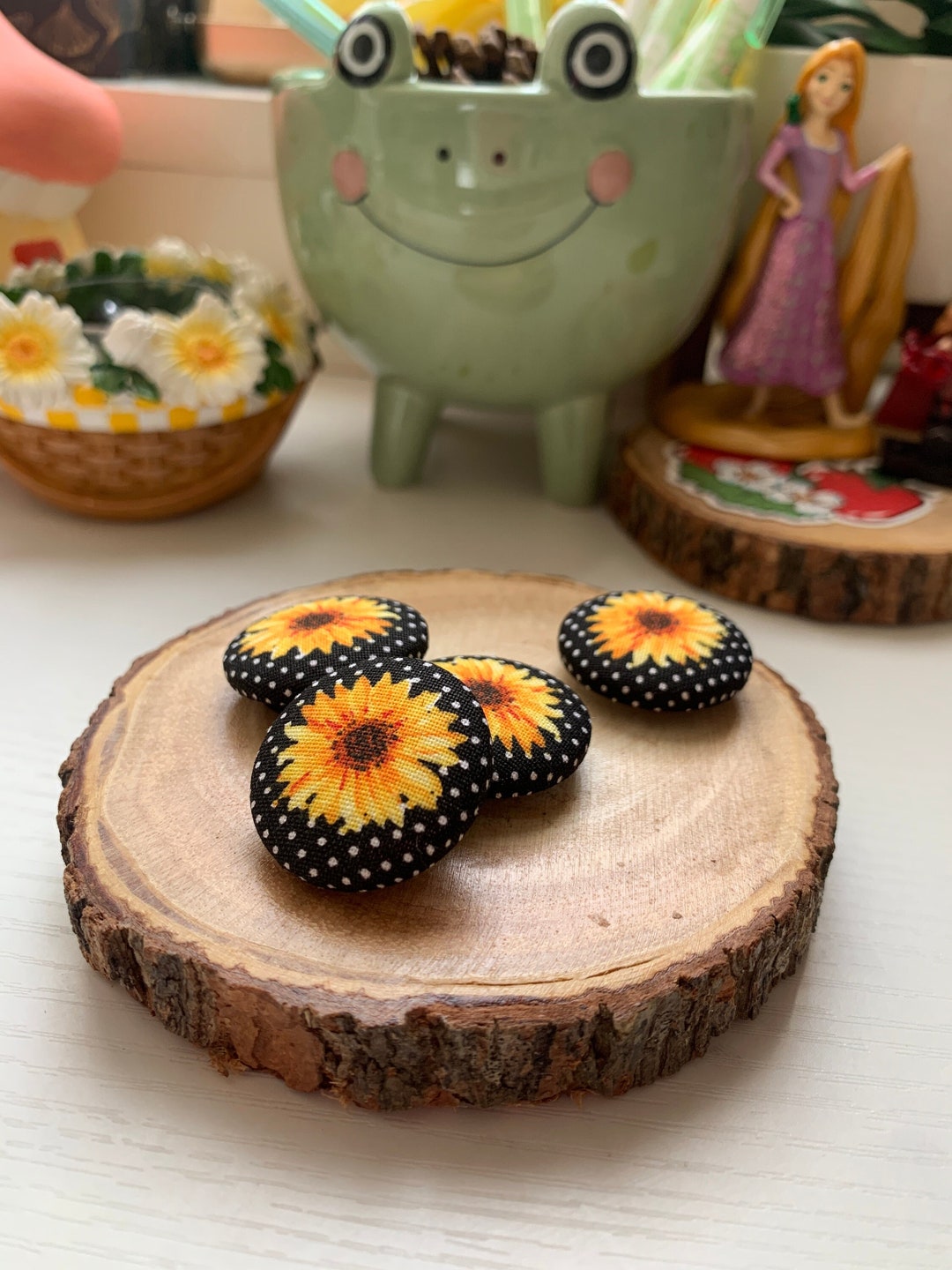 Sunflower Magnets 4 Pack - Etsy