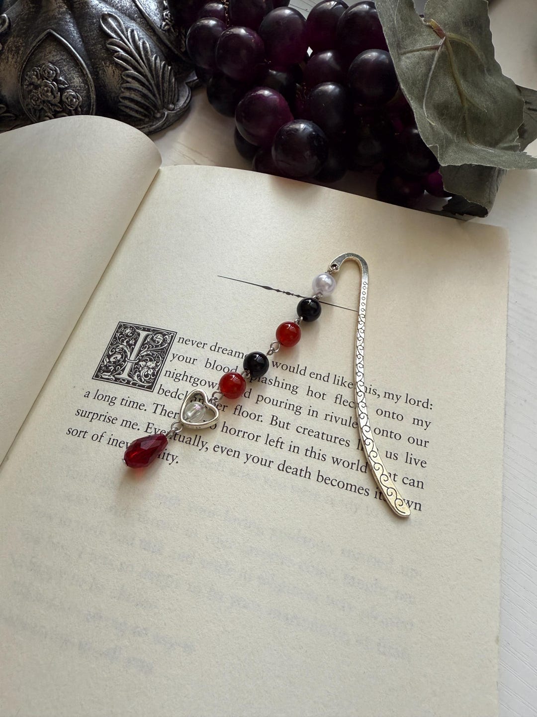 Dark Romance Vampire Inspired Bookmark - Etsy