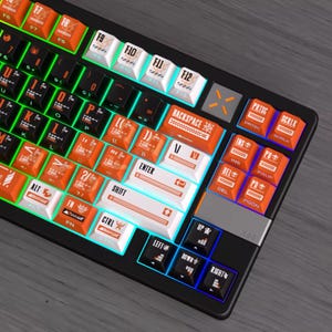 Custom Retro Gamer Keycaps 120 Pcs Army Theme for Mechanical Keyboards ...