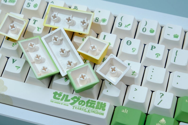 Custom Gaming Keycaps 151 Pcs Zelda V3 Theme for Mechanical Keyboards ...