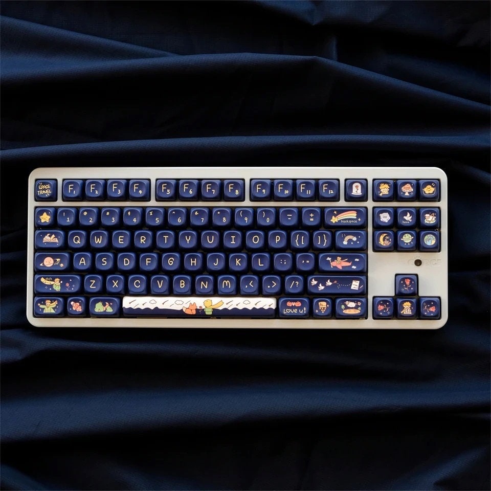 Custom Keycaps 129 Pcs Little Prince Theme for Mechanical Keyboards MOA ...