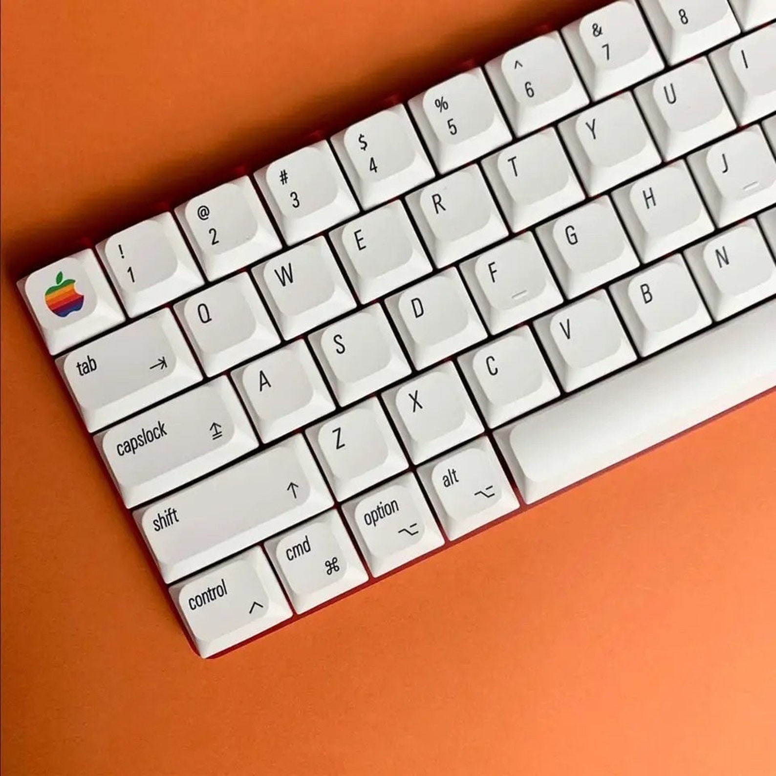 Custom Keycaps Classic Apple 126 Low Profile Keycaps for Mechanical ...