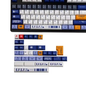 Custom Keycaps 139 Pcs Anime Gundam Theme for Mechanical Keyboards KCA ...