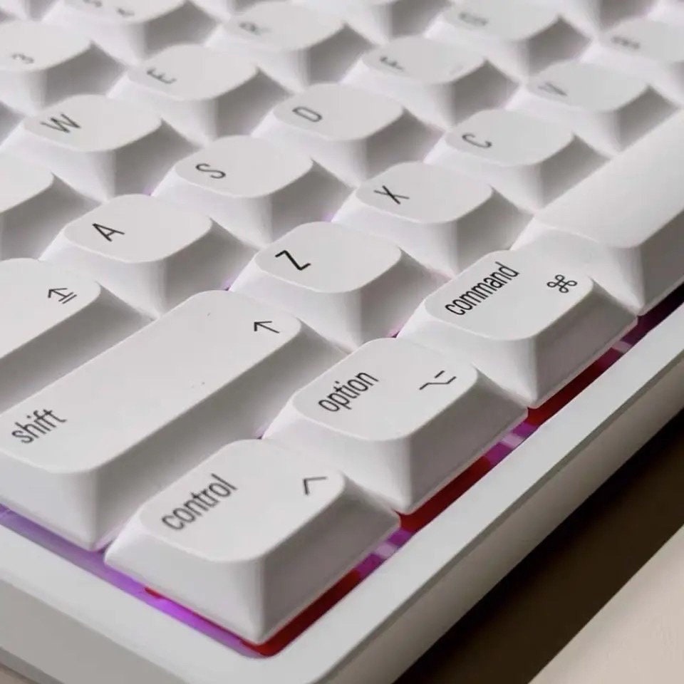 Custom Keycaps Classic Apple 126 Low Profile Keycaps for Mechanical ...
