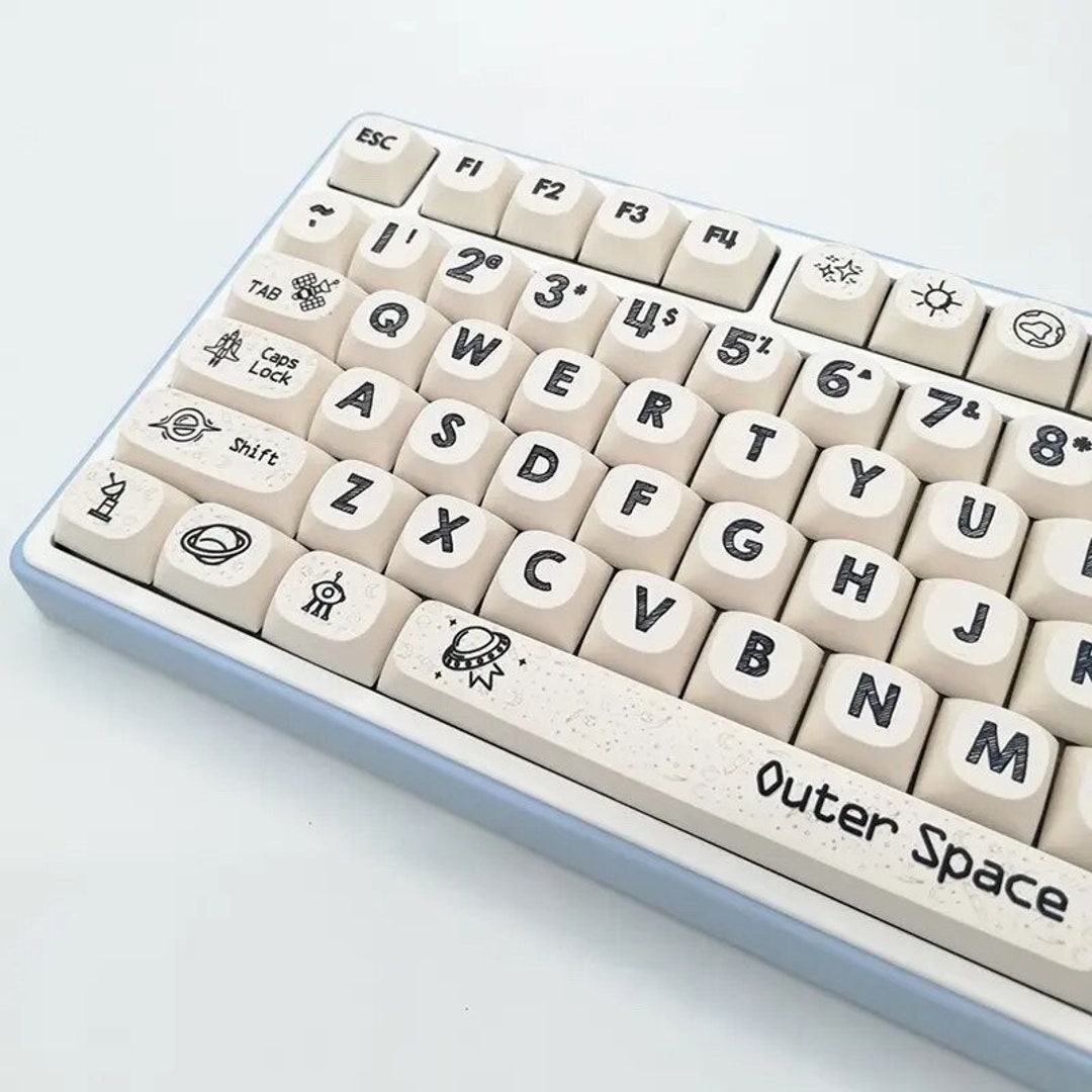 Custom Keycaps Outer Space Theme 119 Pcs for Mechanical Keyboards MX ...