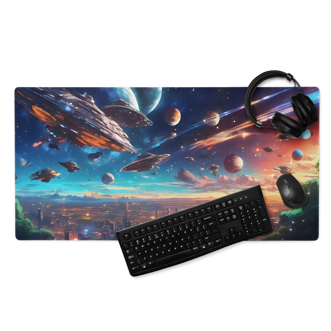 Custom Deskmat Space Battlefield Desk Mat SB-1 Gaming Mouse Pad for ...