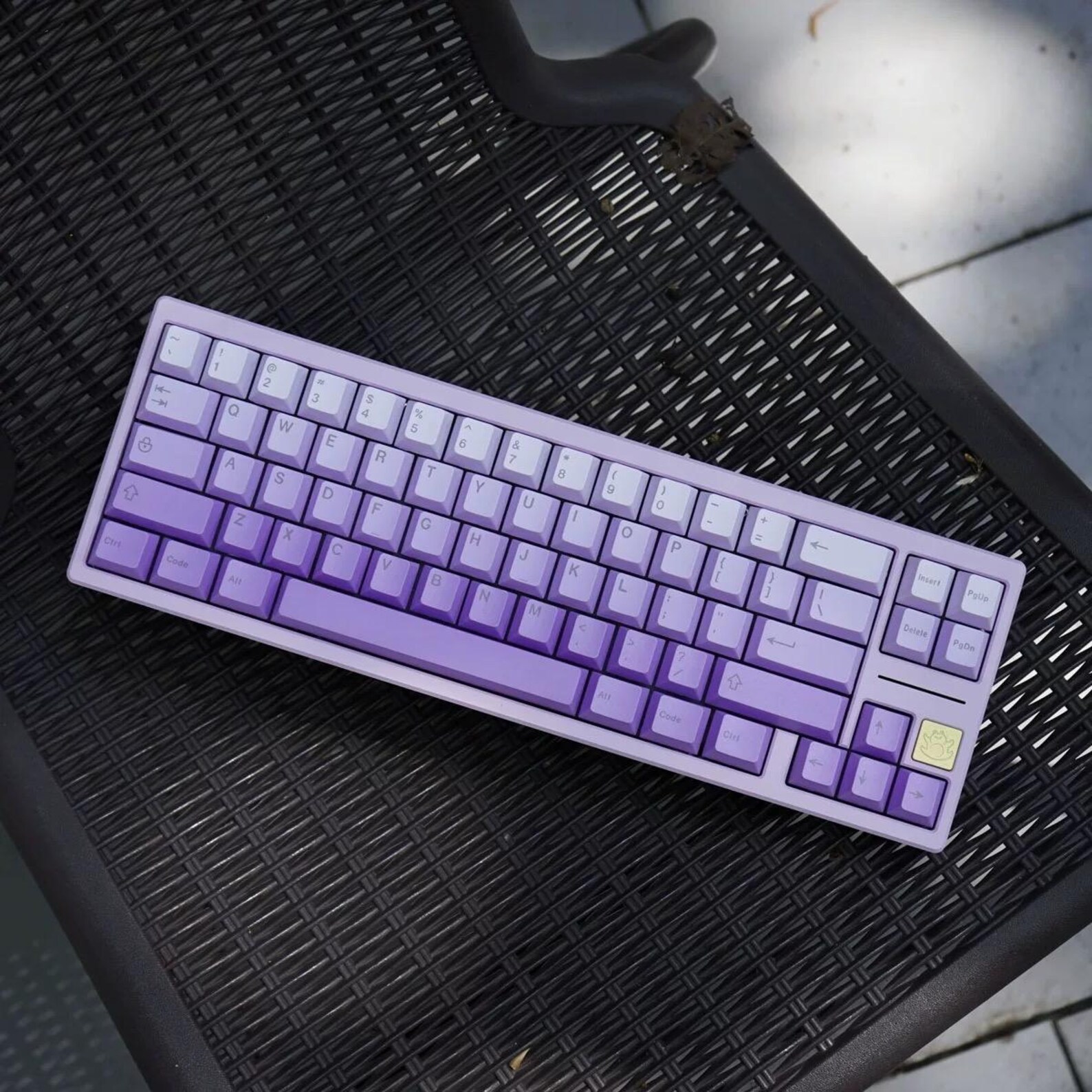 Custom Purple Gradient Backlit Keycaps 125 Pcs for Mechanical Keyboards ...