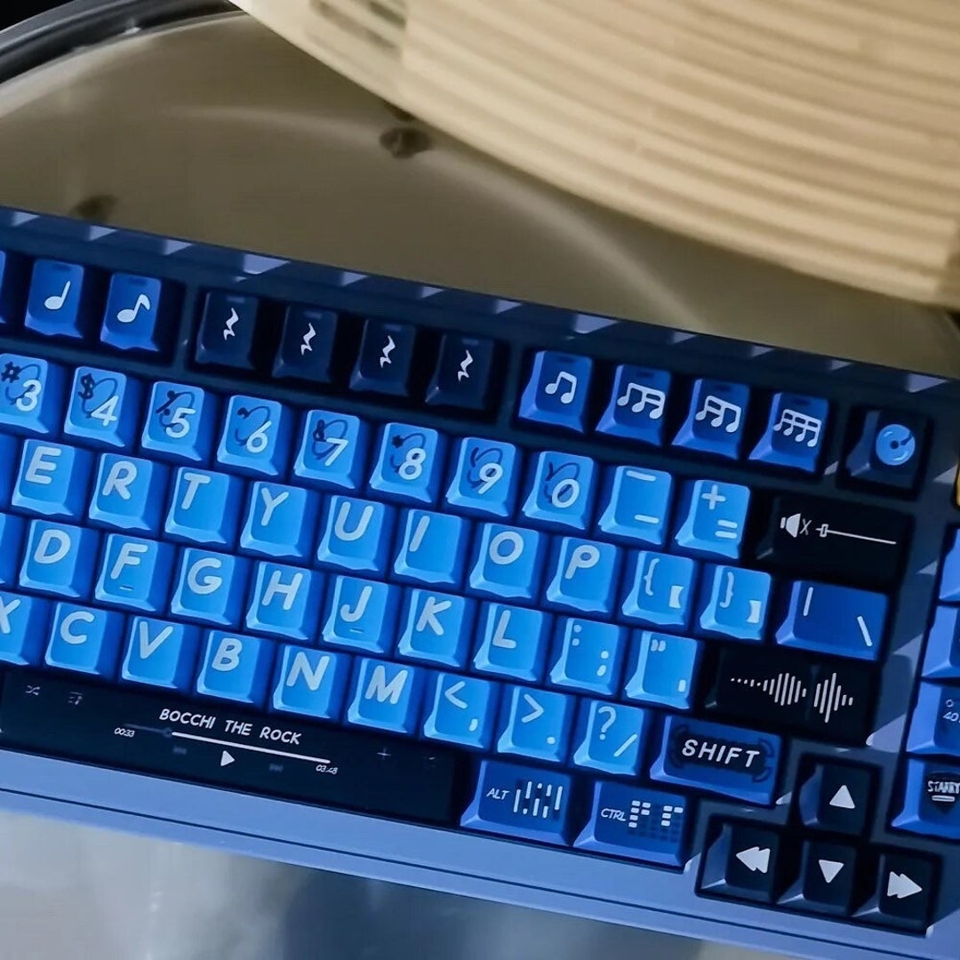 Custom Anime Keycaps 142 Pcs Bocchi the Rock Theme for Mechanical ...