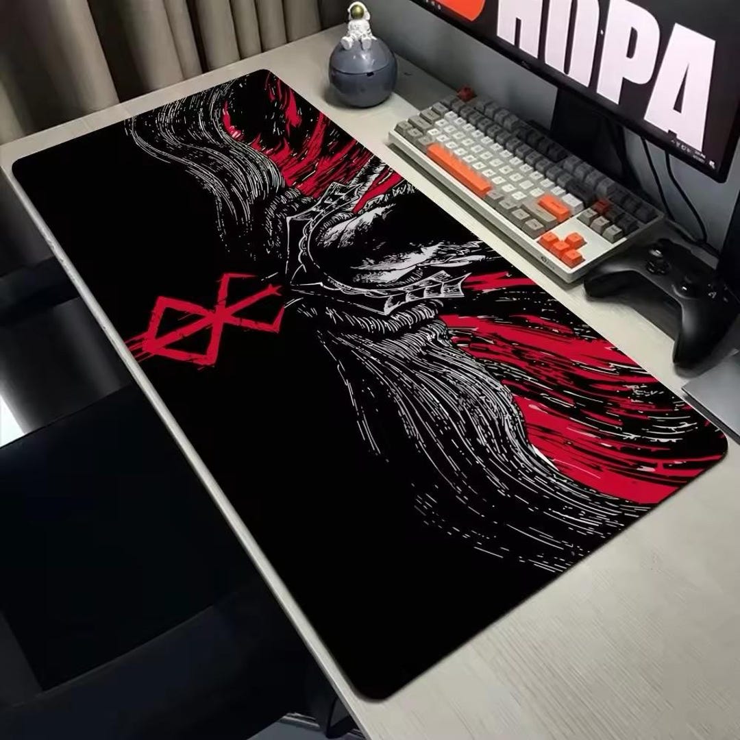 Custom Anime Deskmat Berserk Anime Desk Mat Gaming Pad for Laptop ...