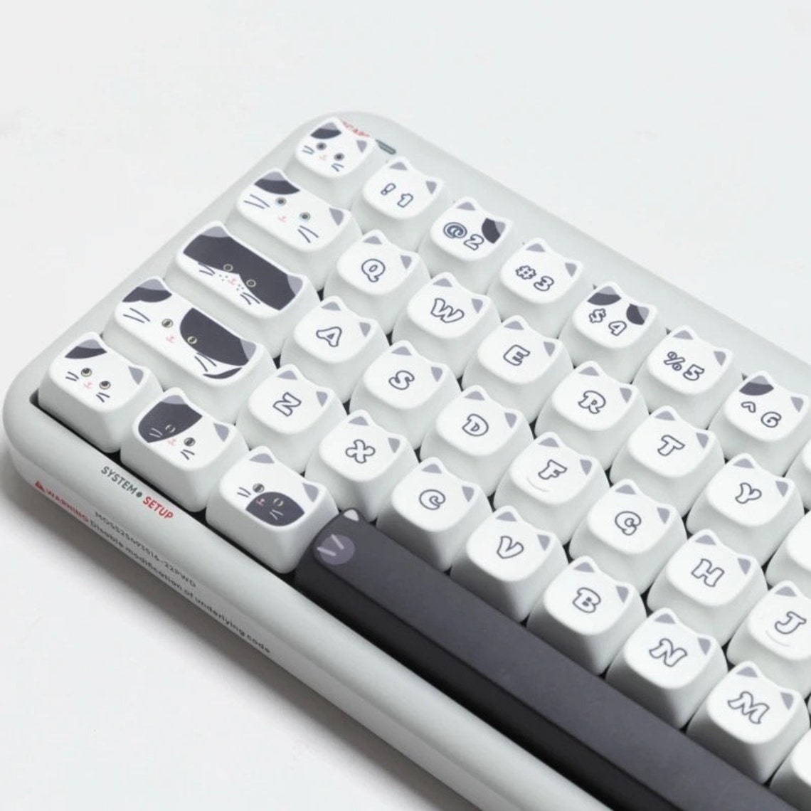 Custom Keycaps 134 Pcs Cat Shape 2 Theme for Mechanical Keyboards MOA ...