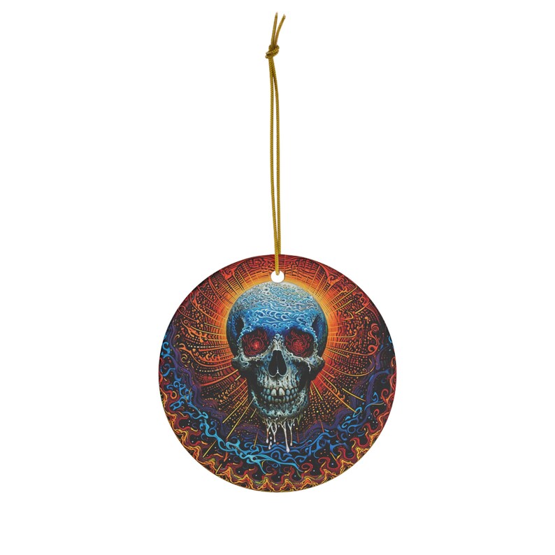 Grateful Dead Ripple Ceramic Ornament 5 - Etsy