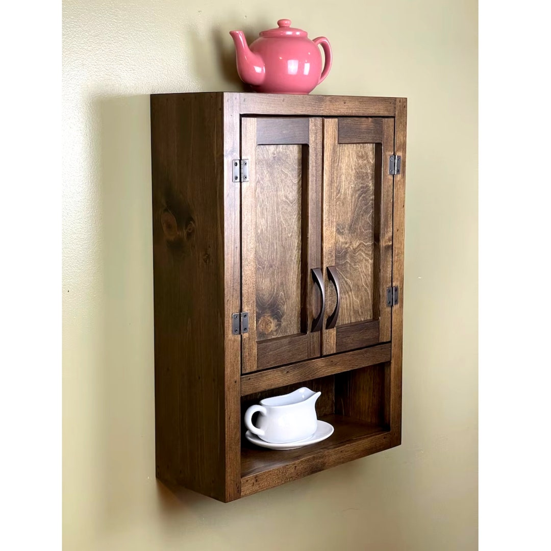 Bathroom Vanities, Wall Hanging Bathroom or Kitchen Cabinet With Open ...
