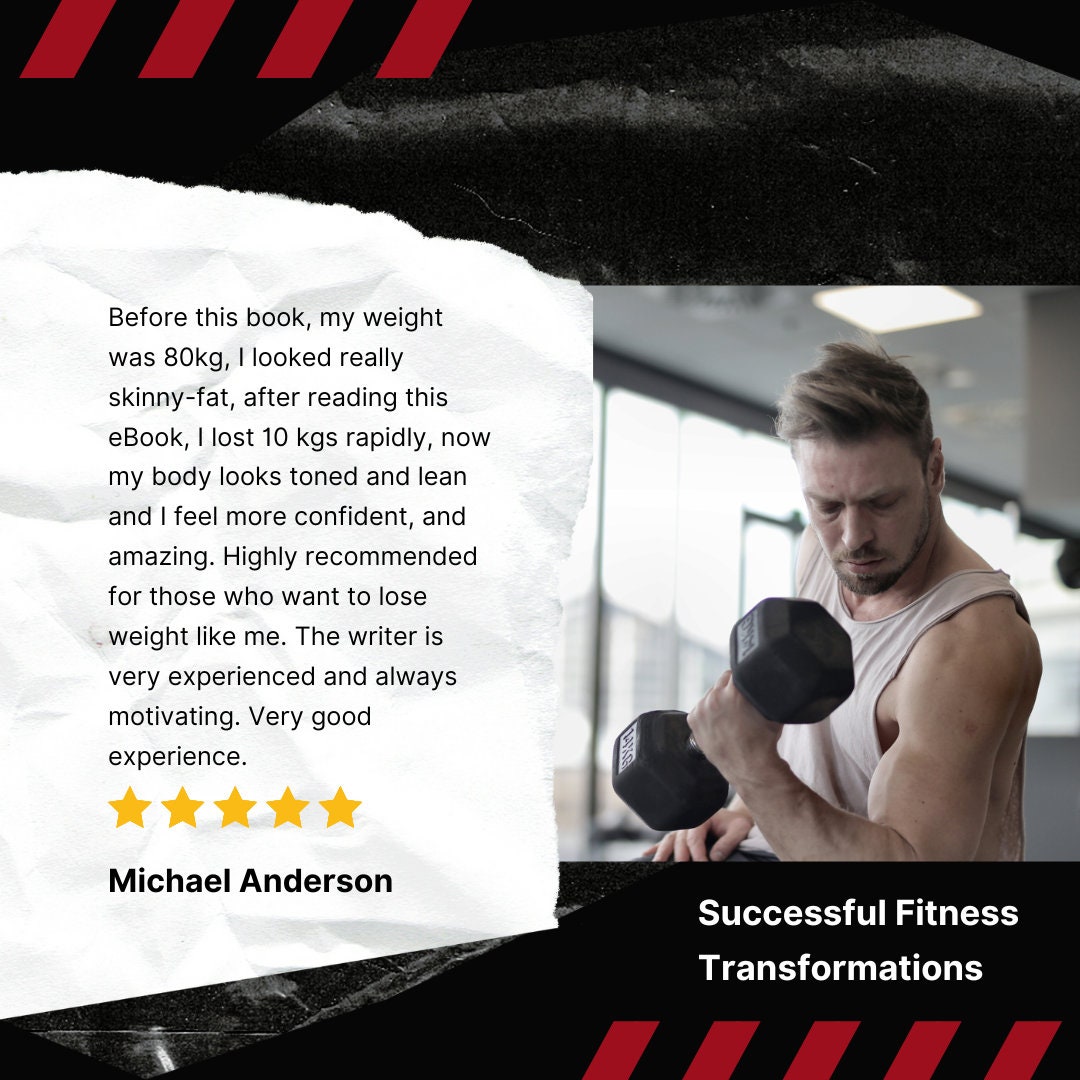Full Detailed Workout Program How I Lost 37 Kilograms in 6 Months - Etsy