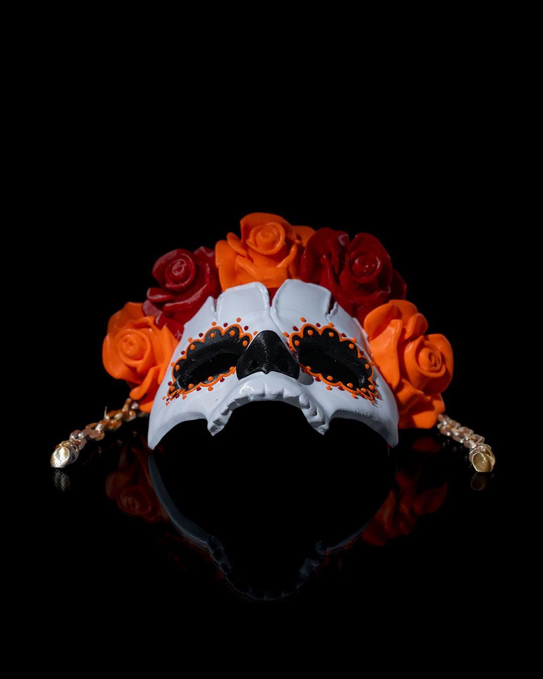Dia De Los Muertos Calavera Cosplay Mask - Etsy