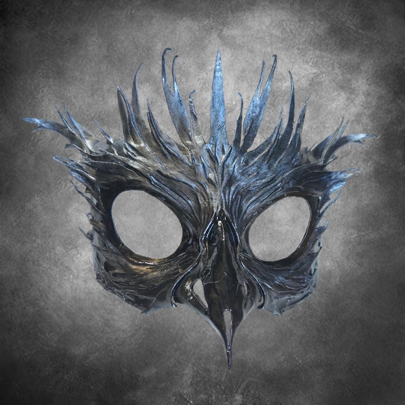 Raven's Wing Mask - Etsy