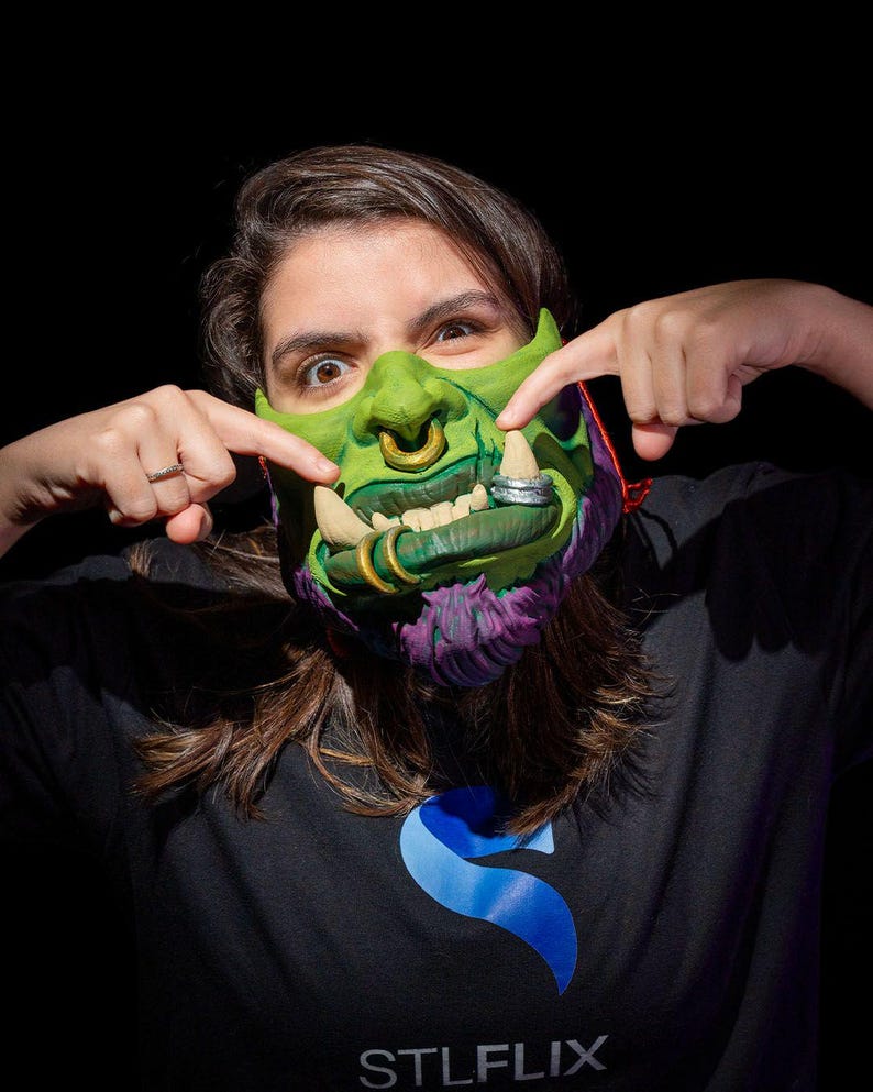 Orc Cosplay Mask - Etsy