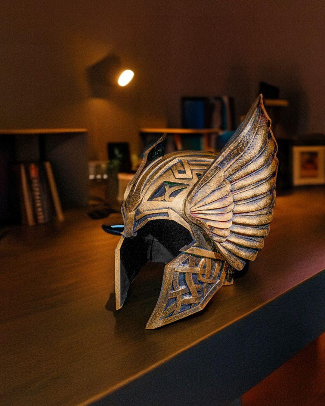 Thor's Helmet (4 Sizes) - Etsy