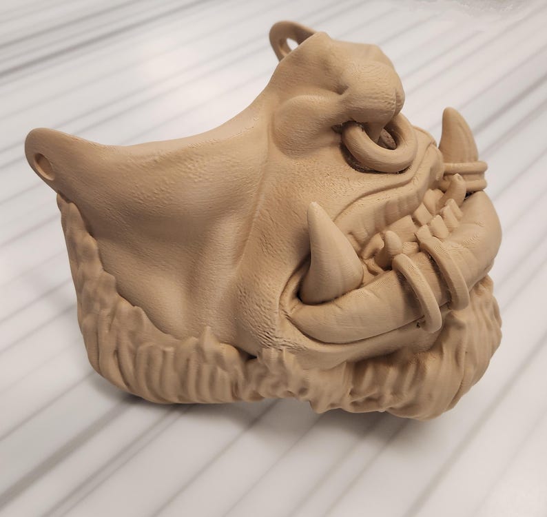 Orc Cosplay Mask - Etsy
