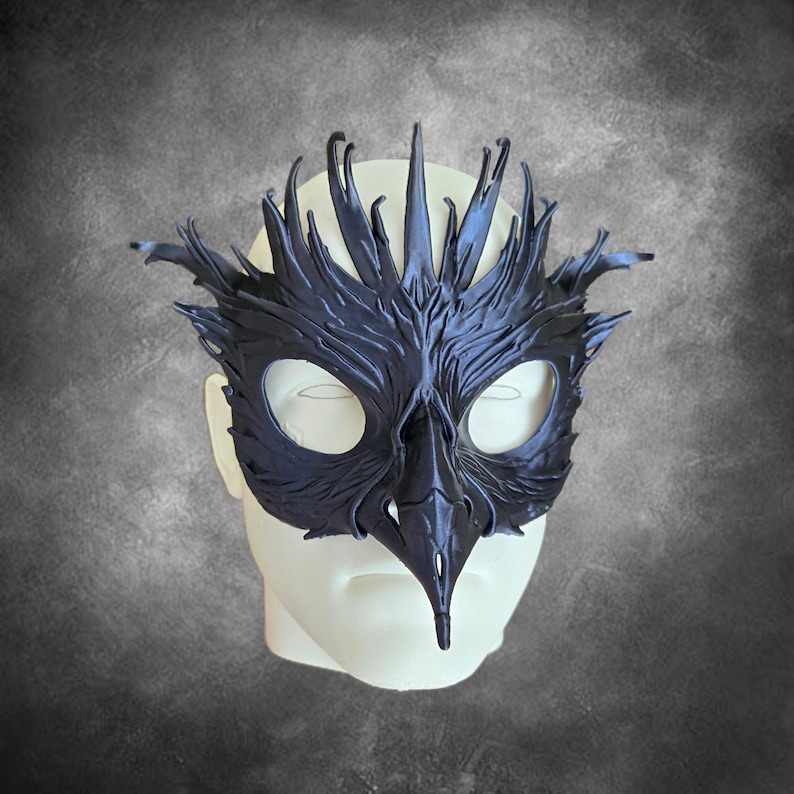 Raven's Wing Mask - Etsy