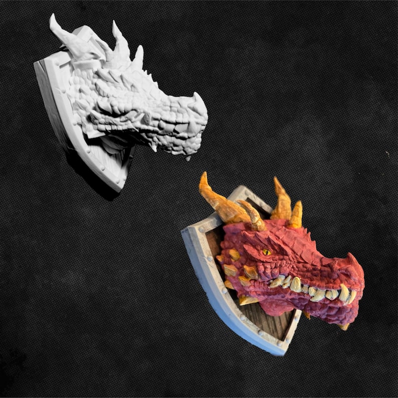 True Dragon Wall Trophy - Etsy