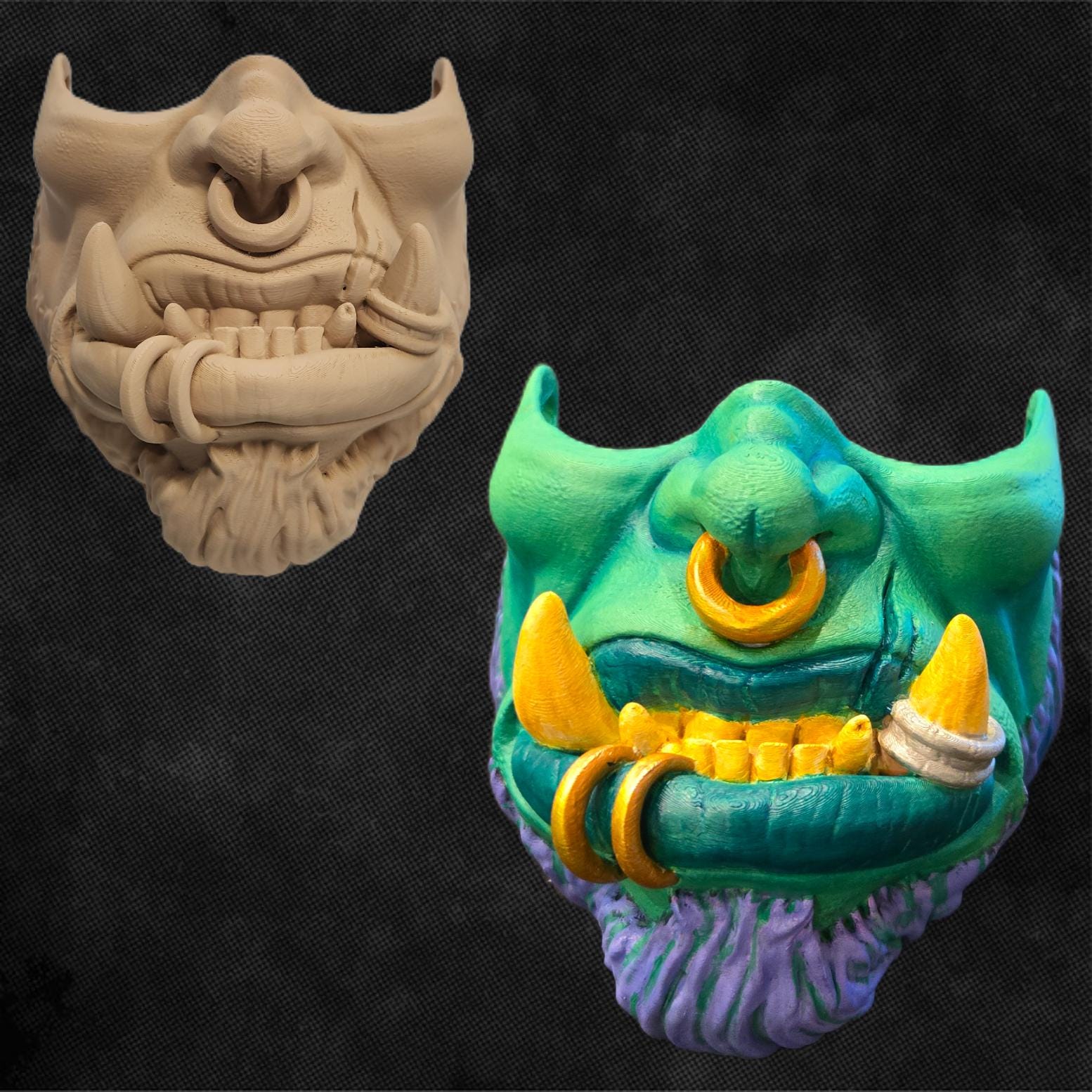 Orc Cosplay Mask - Etsy