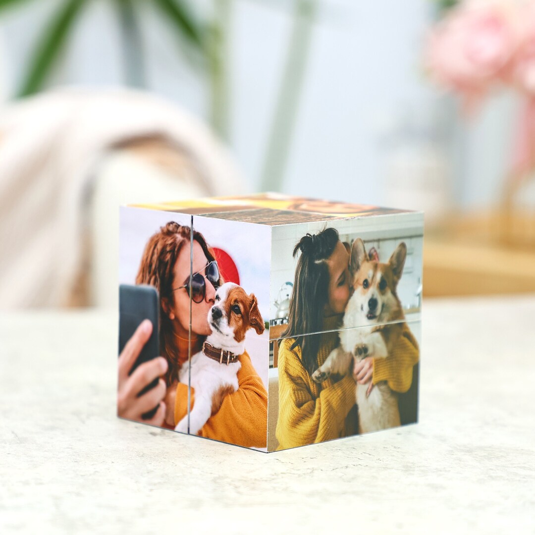 Custom Infinity Photo Cube, Birthday Gift, Anniversary Gift,personal ...