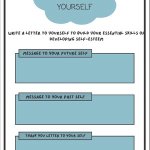 Letter to Future Self Worksheet - Etsy