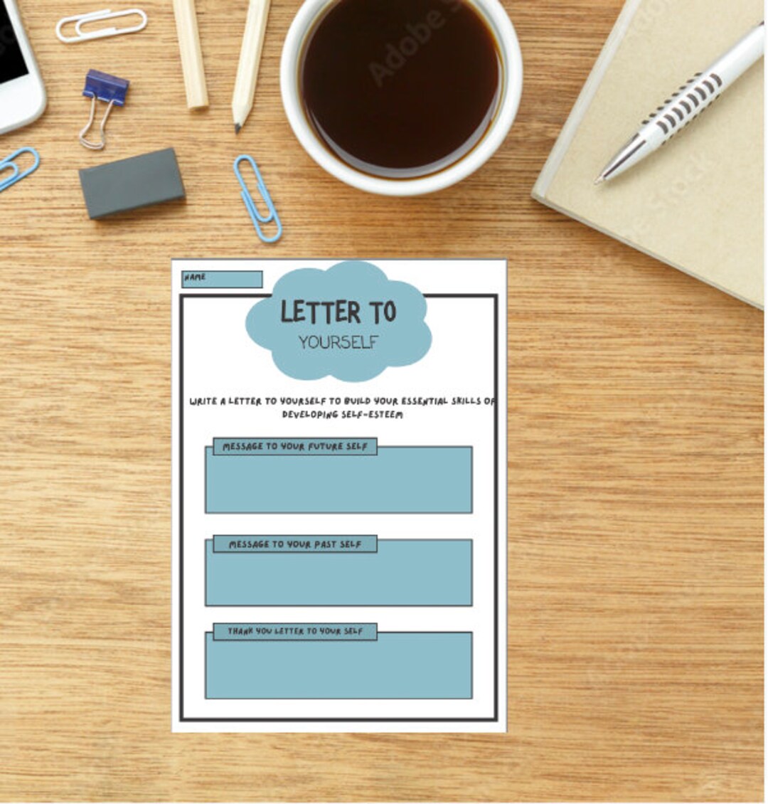 Letter to Future Self Worksheet - Etsy