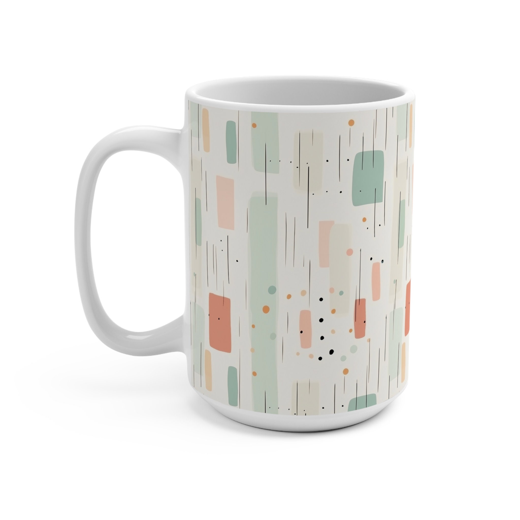 Ceramic Coffee Mugs With Soft Colors, Oversized Mug Shop Collection ...