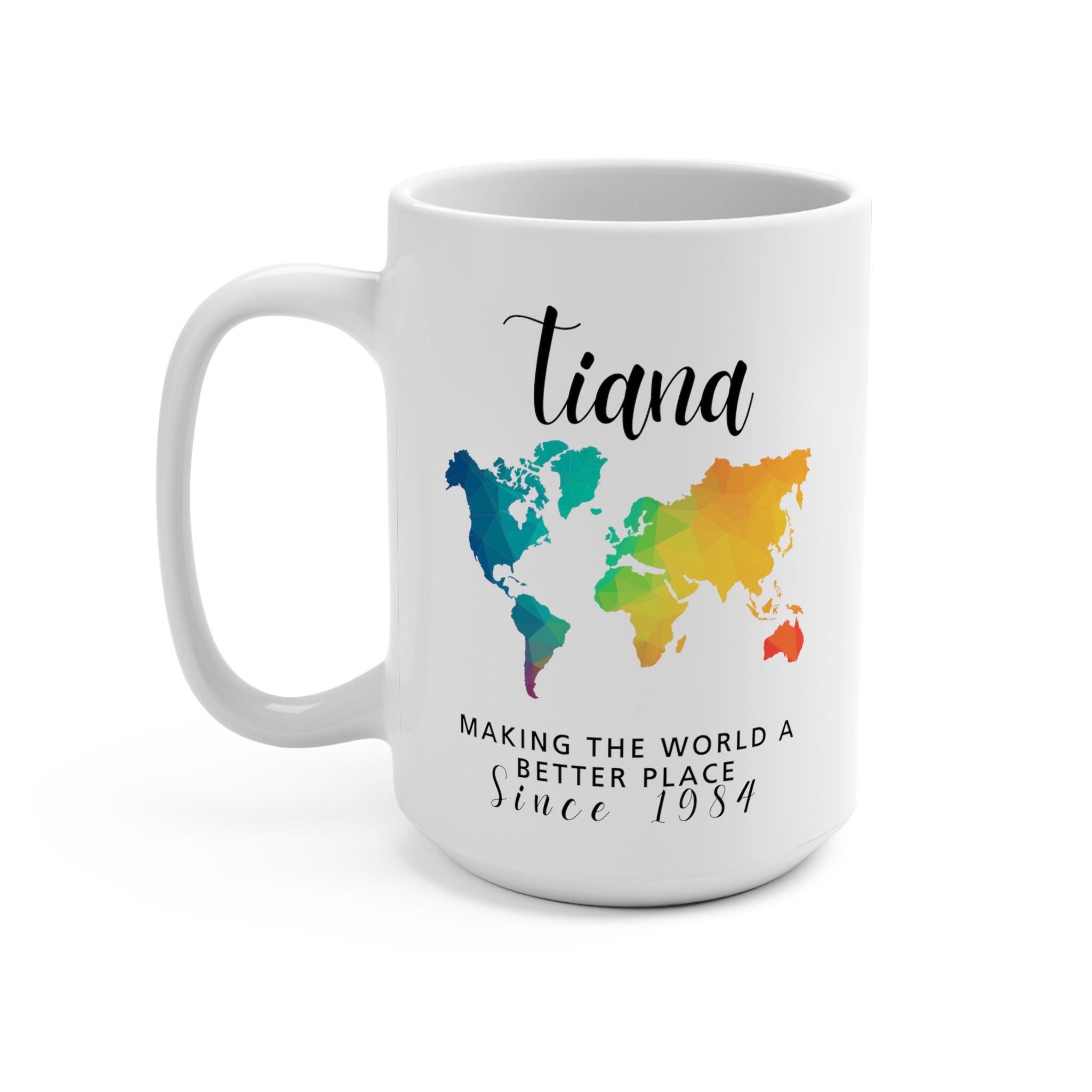 40th Birthday Gifts for Geography Lovers, Personalized 40th Birthday ...