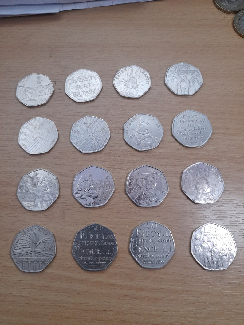RARE Uk Coin Collection - Etsy UK