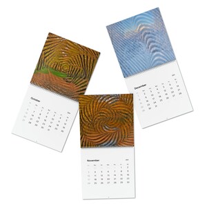 Optical Illusion Nature Calendar (2024) - Etsy