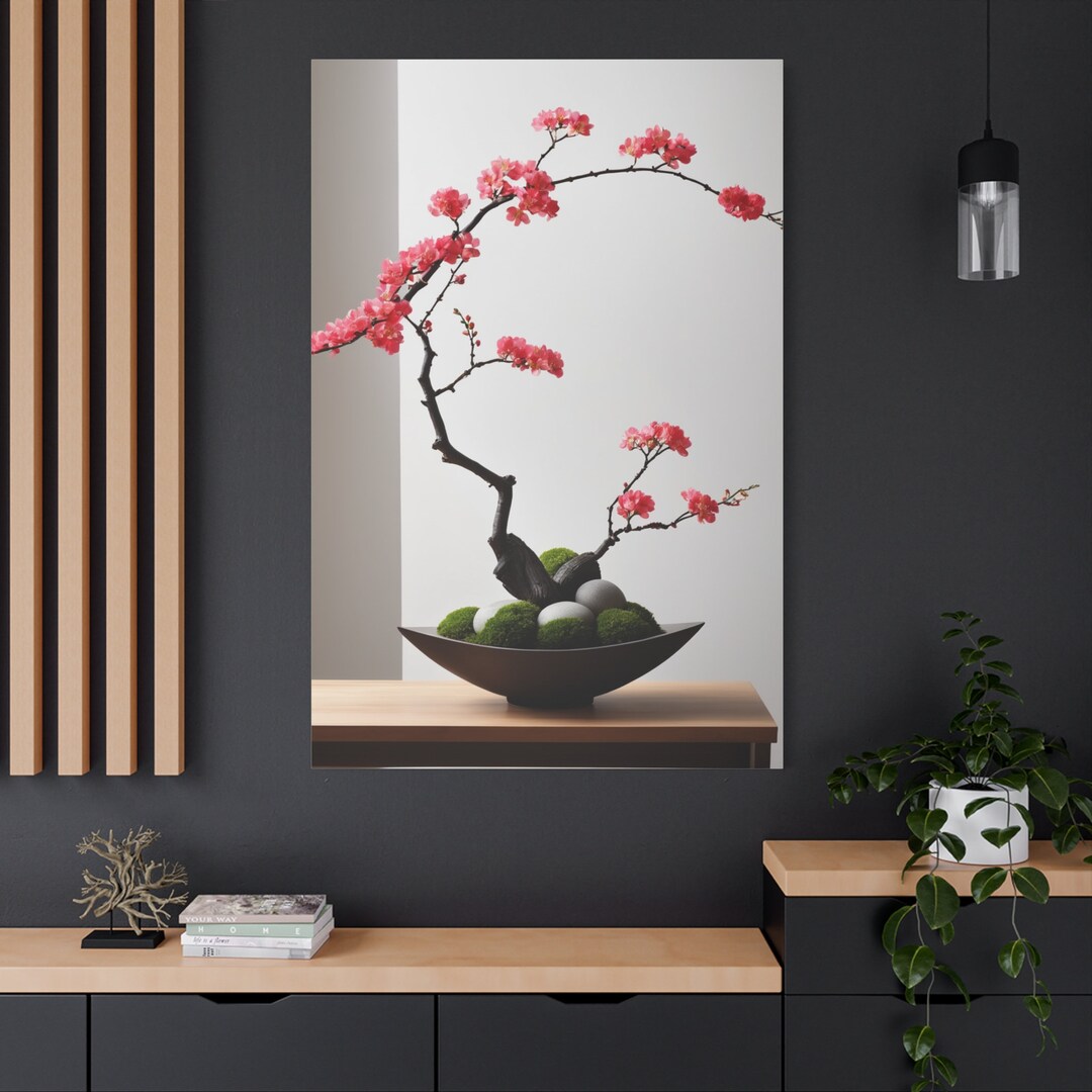 Zen Bonsai Tree Canvas Art - Etsy