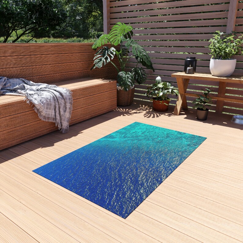 Outdoor or Indoor Water Rug - Etsy