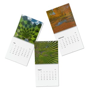 Optical Illusion Nature Calendar (2024) - Etsy