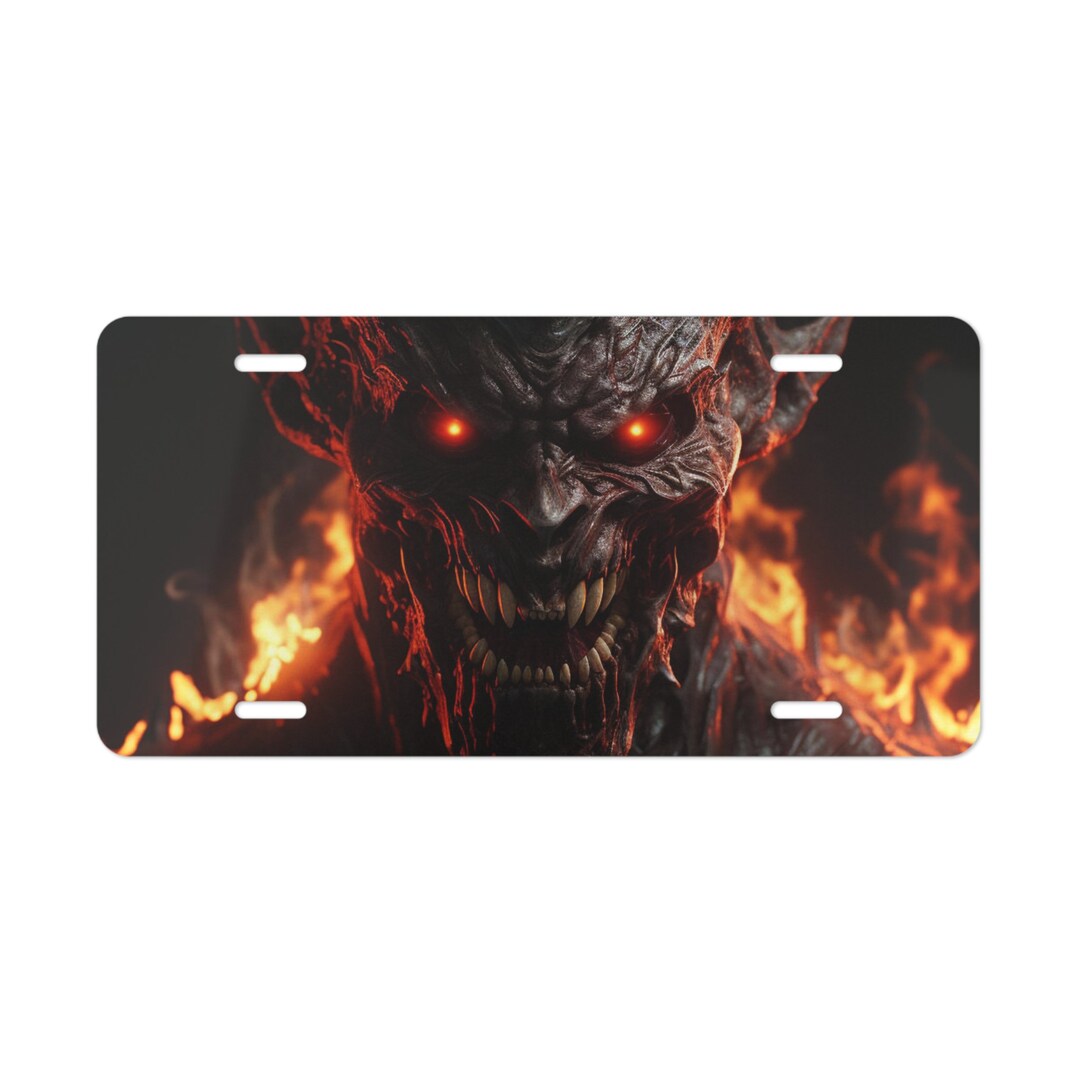 Devil Demon Vanity Plate - Etsy