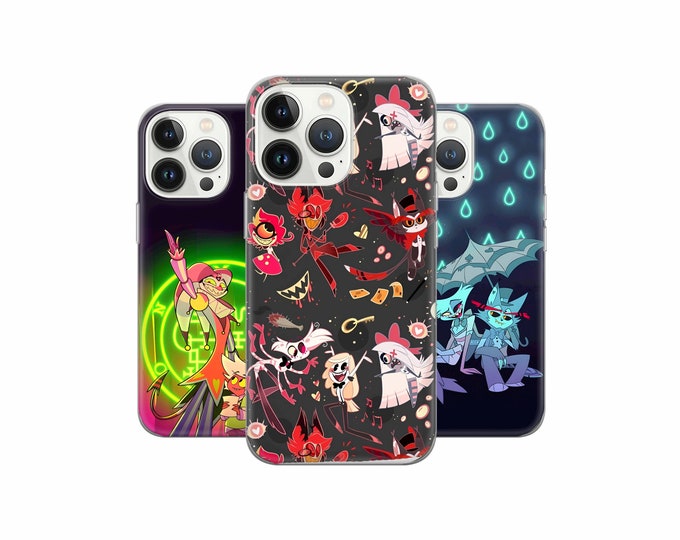 Angel Animation Phone Case Hotel Cartoon Aesthetic Cover for iPhone 15 ...