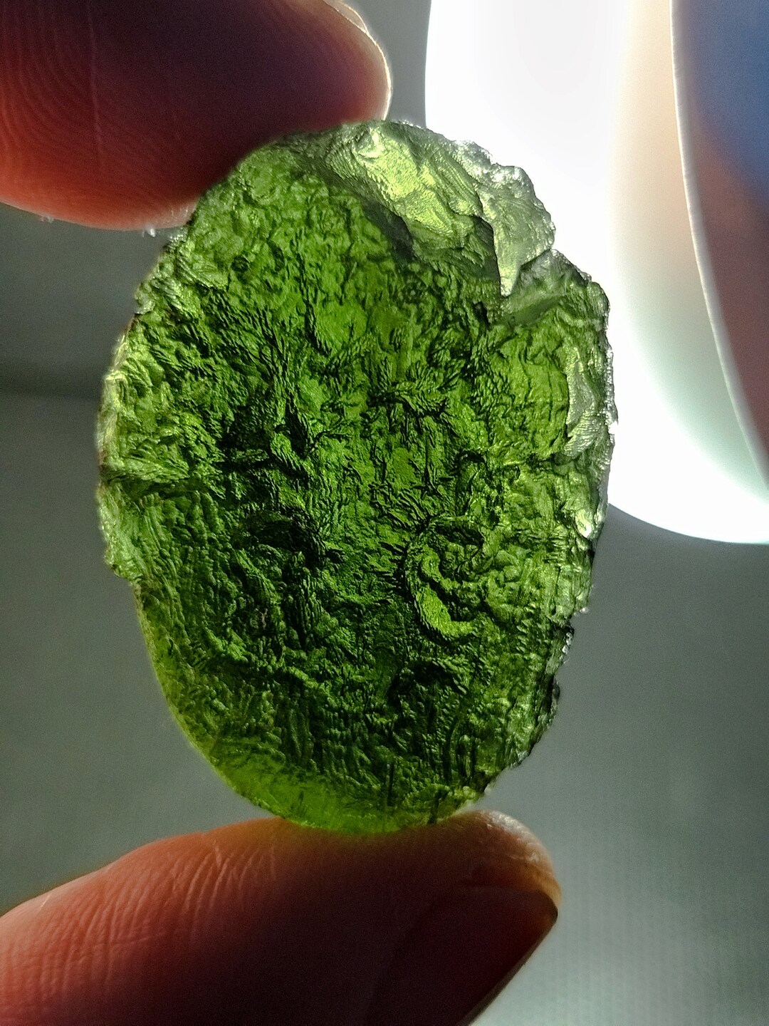 Natural Moldavite From Slávce 17.37 Grams, Free From Damage. - Etsy