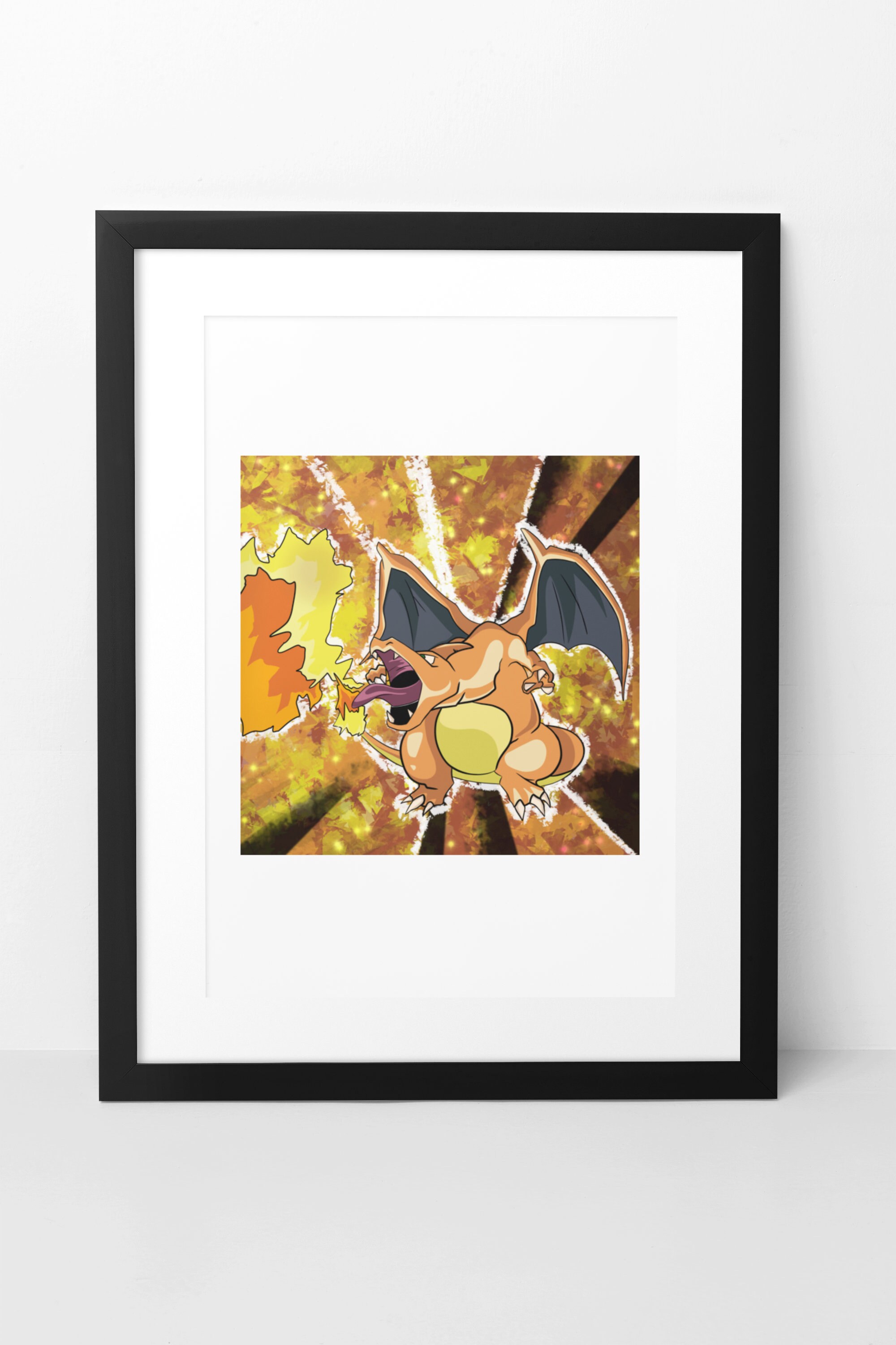 Charizard Base Set Art Rendition, A2 Size Limited Print of 20. Will ...