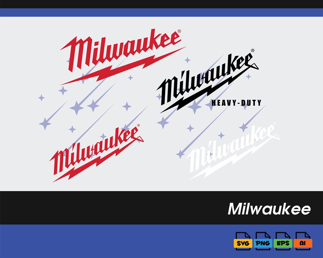 MILWAUKEE SVG and 300 Dpi PNG Formats Ready to Use for Cricut and Canva ...
