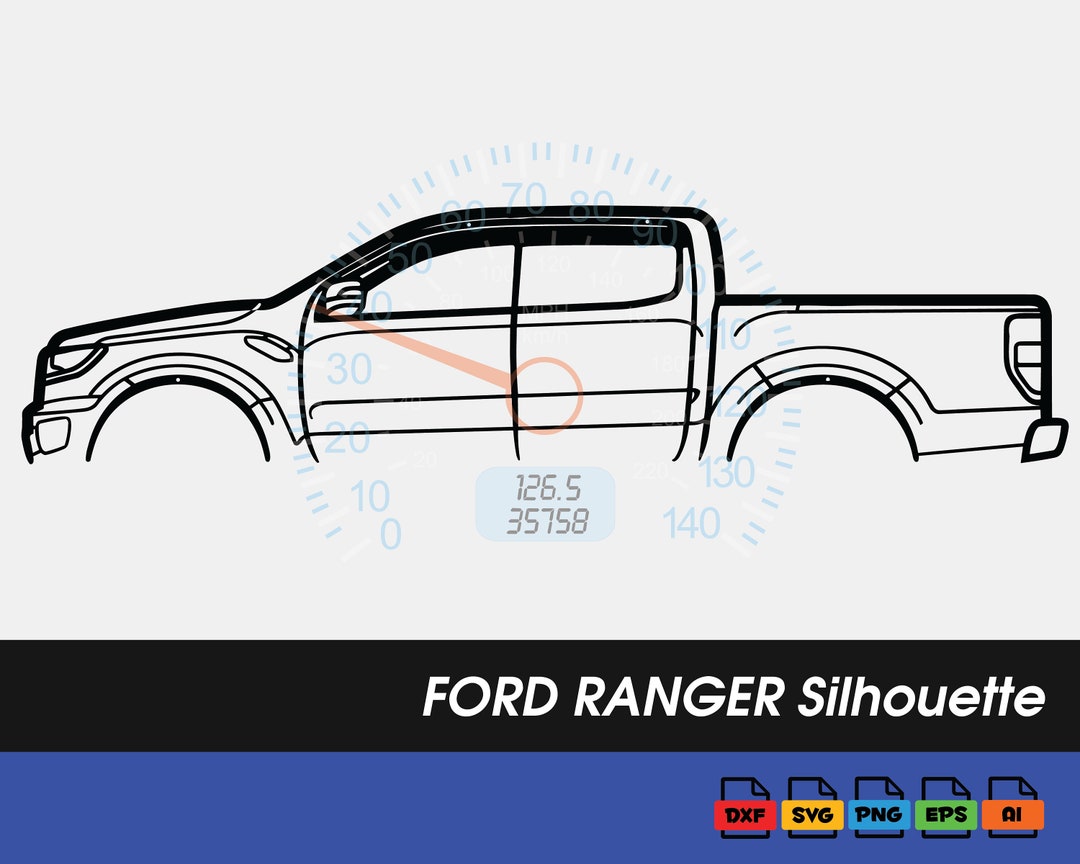 Ford Ranger SVG and 300 Dpi PNG Dxf Eps Formats Ready to - Etsy