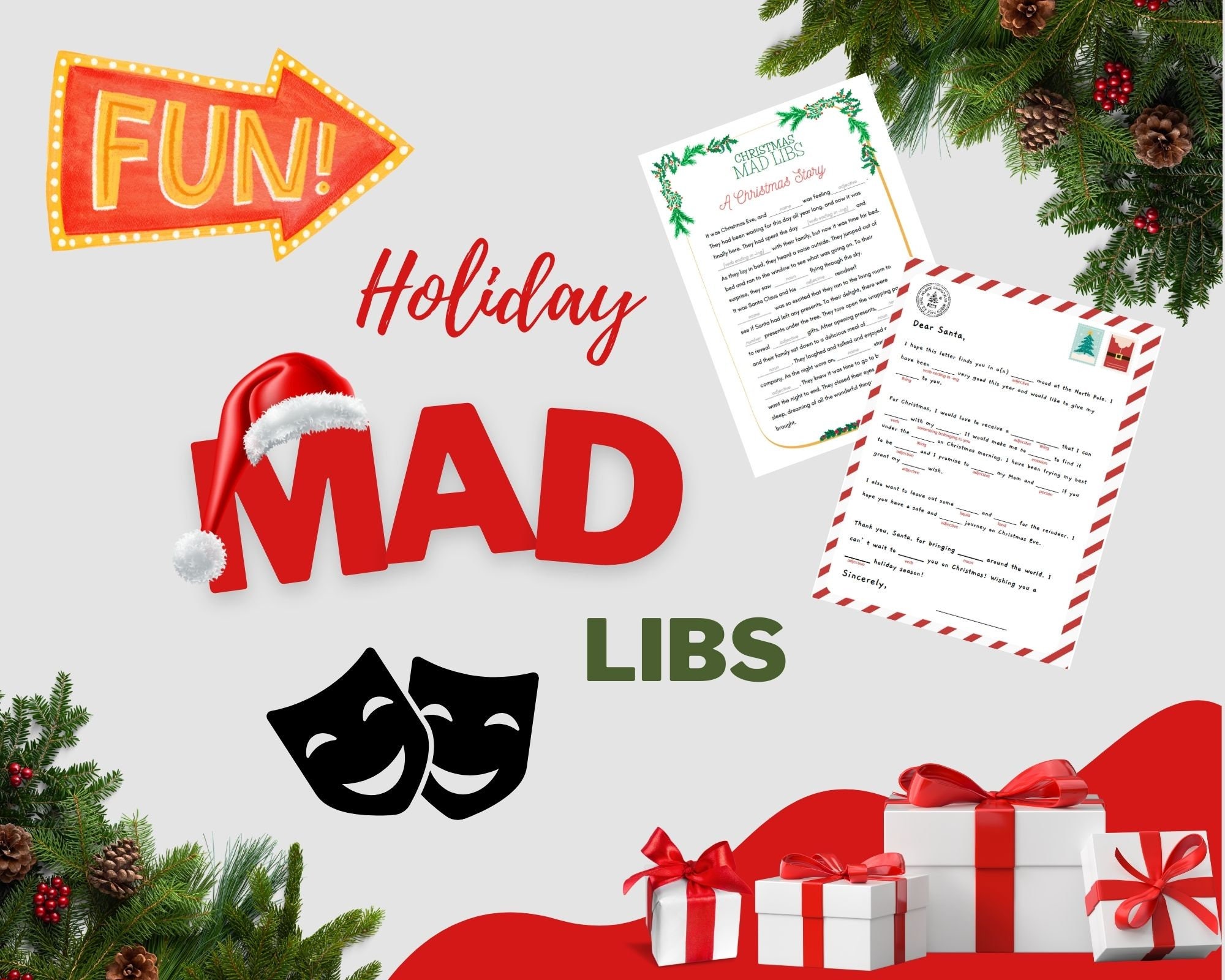 Christmas MAD LIBS! (instant Download) - Etsy
