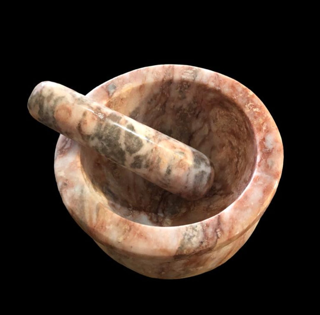 Special Color 4" Marble Pink Mortar and Pestle - Etsy