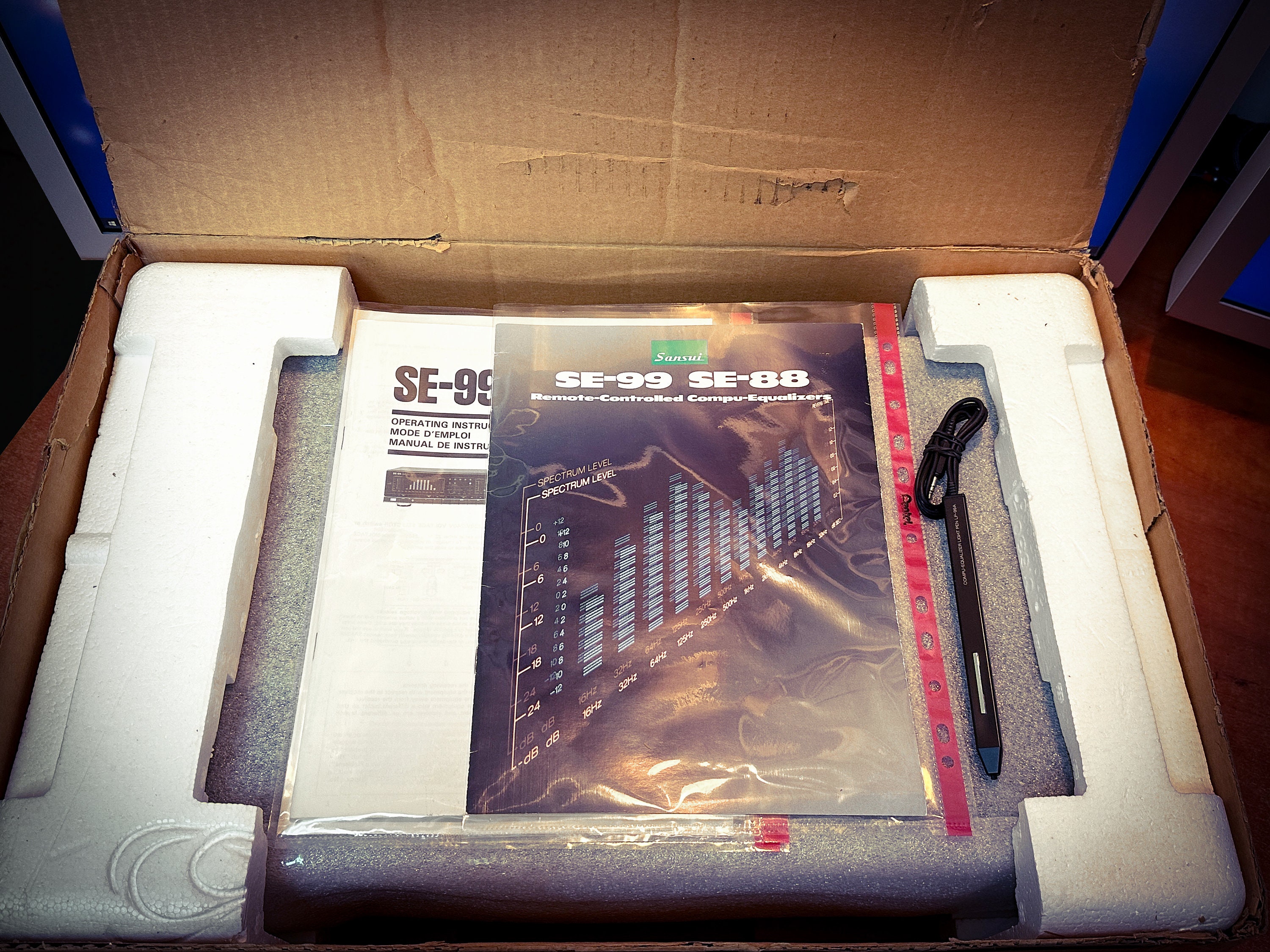 SANSUI SE-99 Rare Vintage Stereo Graphic Equalizer Light Pen Included - Etsy