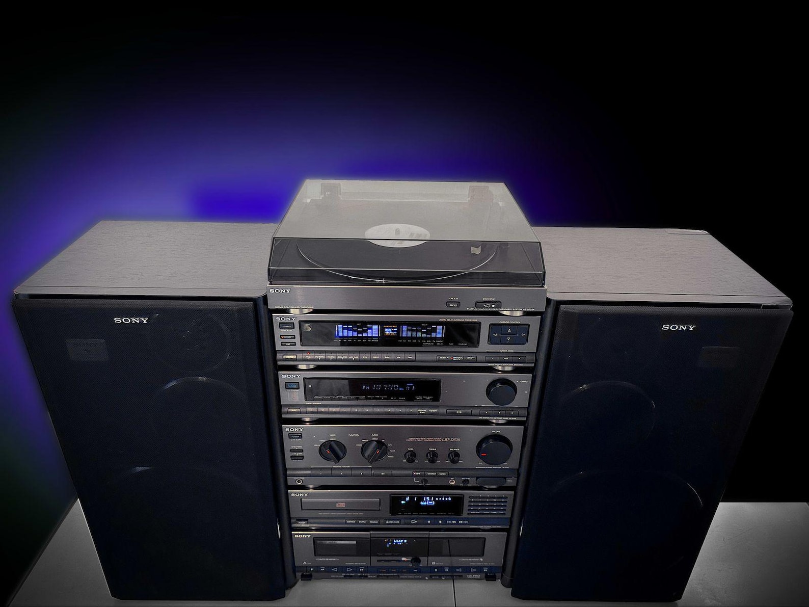 Sony LBT-D705 Silver (1991) Rare Vintage Component Stereo System - Etsy